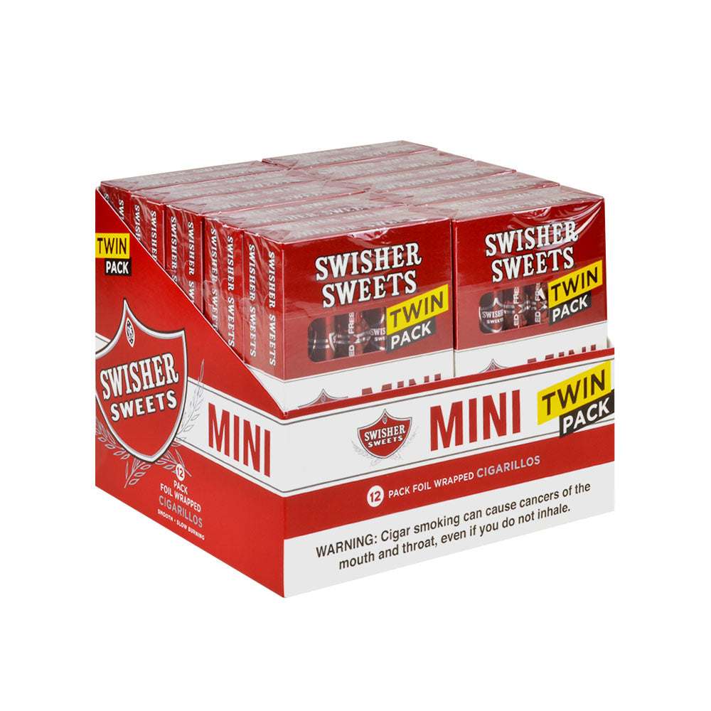 Swisher Sweets Regular Twin Pack Mini Cigarillos 20 Packs of 6 ...