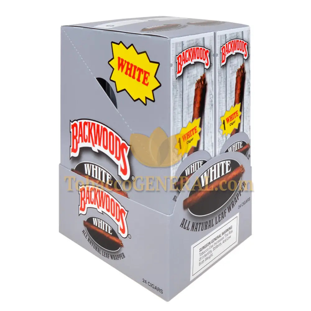 Backwoods Singles White Cigars Pack of 24 – Tobacco General