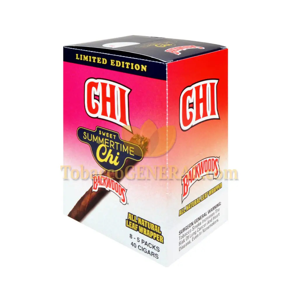 Backwoods Sweet SummerTime Chi Cigars 8 Packs of 5 – Tobacco General