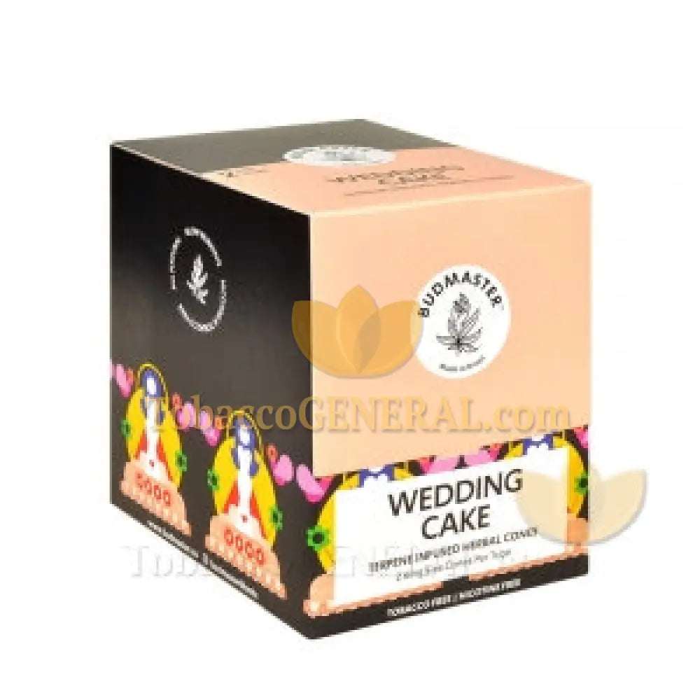 Budmaster Terpene Infused Herbal Cones Wedding Cake 12 Tubes of 2 ...