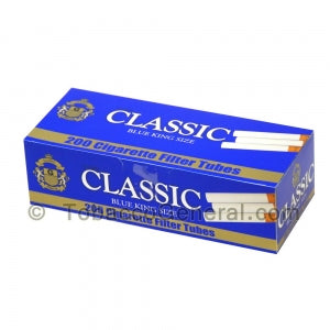 Classic Filter Tubes King Size Blue (Light) 5 Cartons of 200 – Tobacco ...