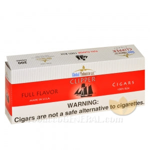 Clipper Full Flavor Filtered Cigars 10 Packs of 20 – Tobacco General