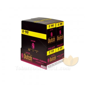 Dutch Masters Berry Fusion Cigarillos 99c Pre Priced 30 Packs of 2 ...