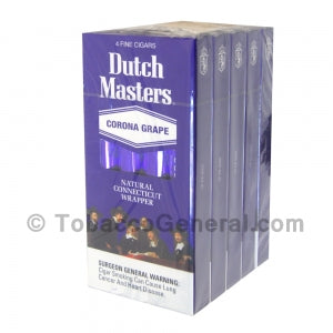 Dutch Masters Corona Grape Cigars 5 Packs of 4 – Tobacco General