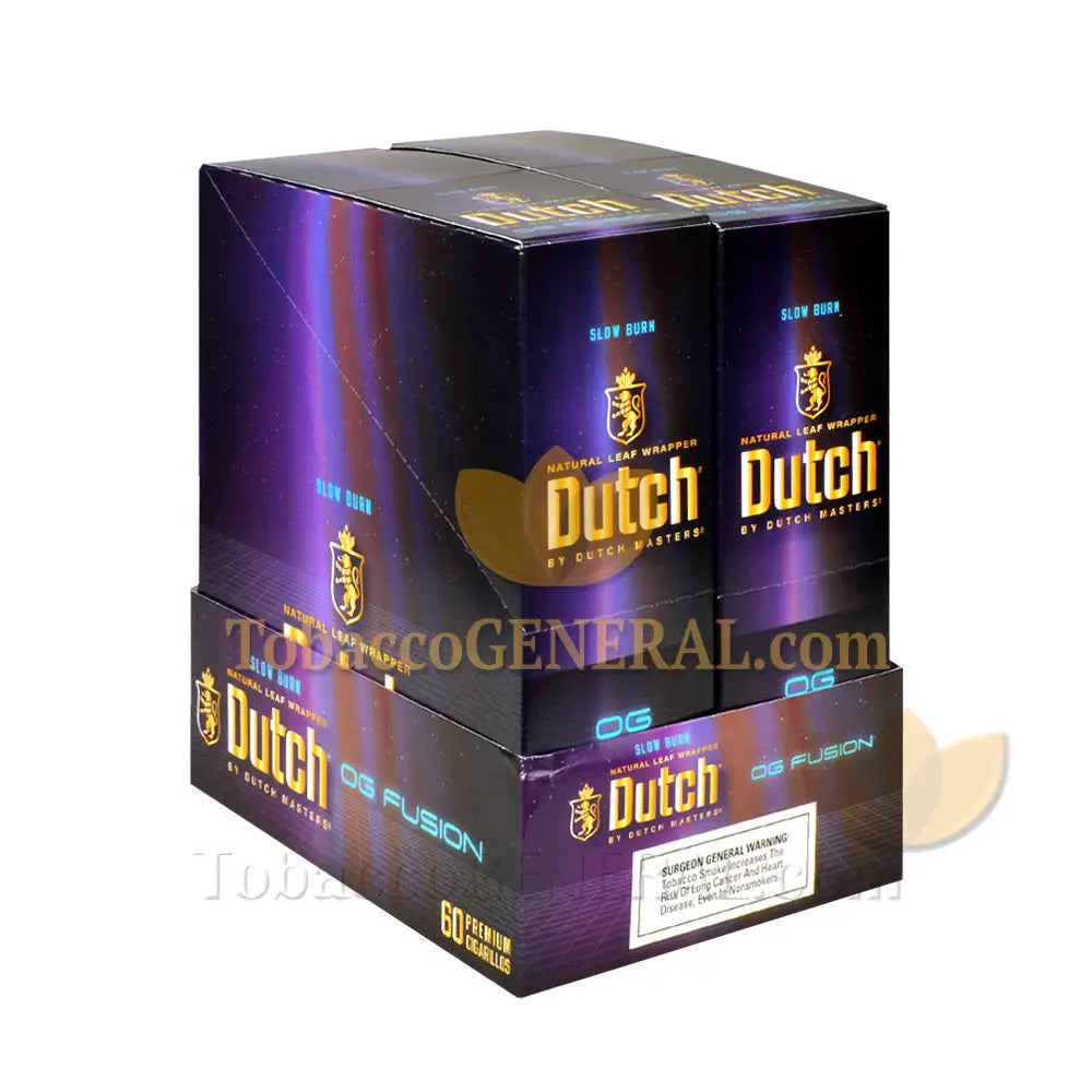 Dutch Masters Foil OG Fusion 1.29 Pre-Priced Cigarillos 30 Packs of 2 ...