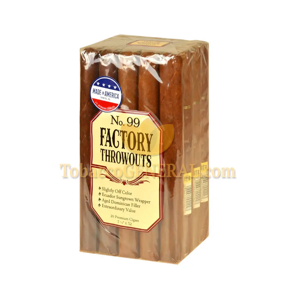 Factory Throwouts No. 99 Cigars Bundle of 20 – Tobacco General
