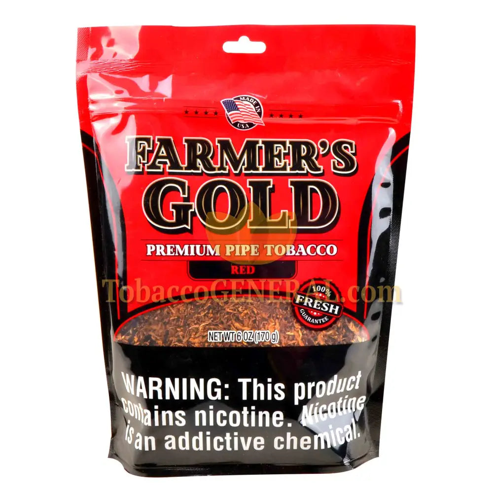 Farmer's Gold Pipe Tobacco Red 6 oz. Pack