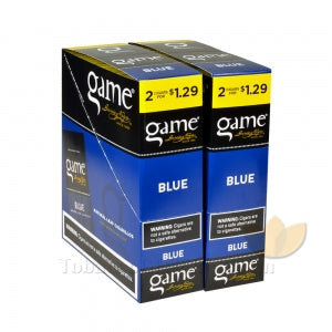 Game Cigarillos Foil Blue 2 for 1.29 Pre-Priced 30 Packs of 2 – Tobacco ...