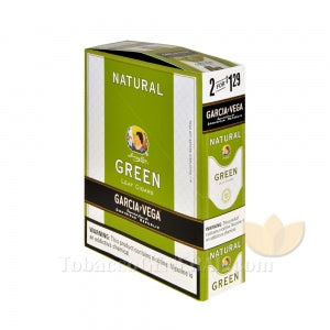 Garcia Y Vega Natural Green Cigars 1.29 Cents Pre Priced 15 Packs of 2 ...
