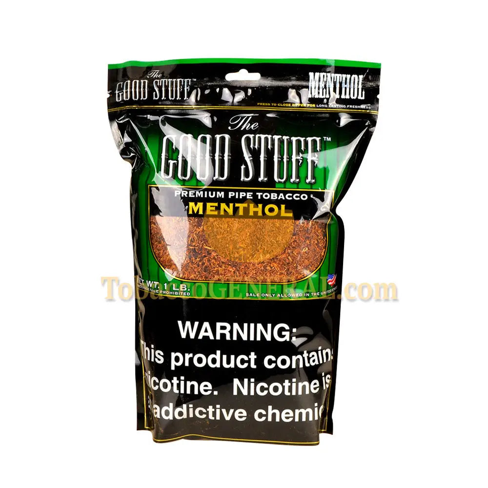Good Stuff Menthol Pipe Tobacco | Cooling Blend & Multiple Sizes