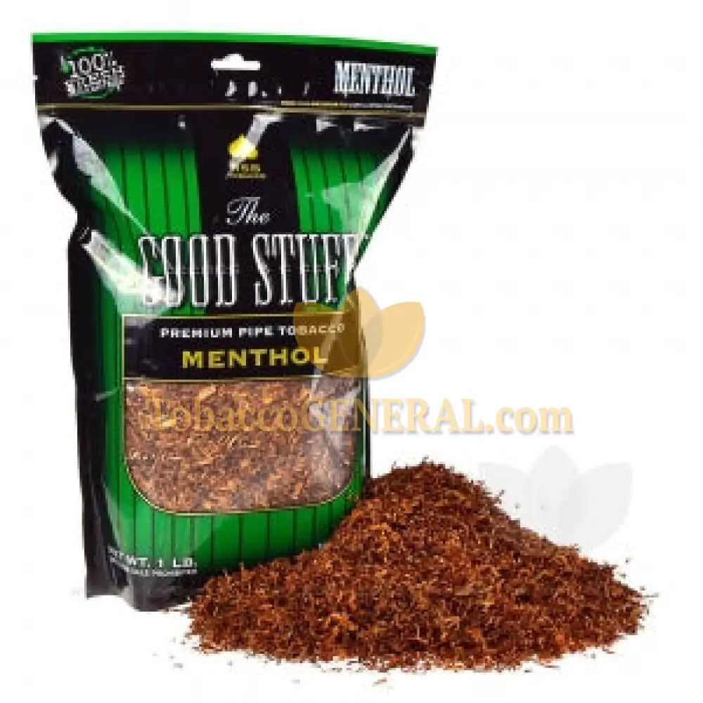 Good Stuff Menthol Pipe Tobacco 16 oz. / 1 Lb Pack – Tobacco General