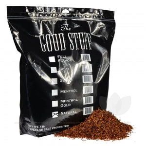 Good Stuff Natural Pipe Tobacco Bulk 5 Lb. Pack – Tobacco General