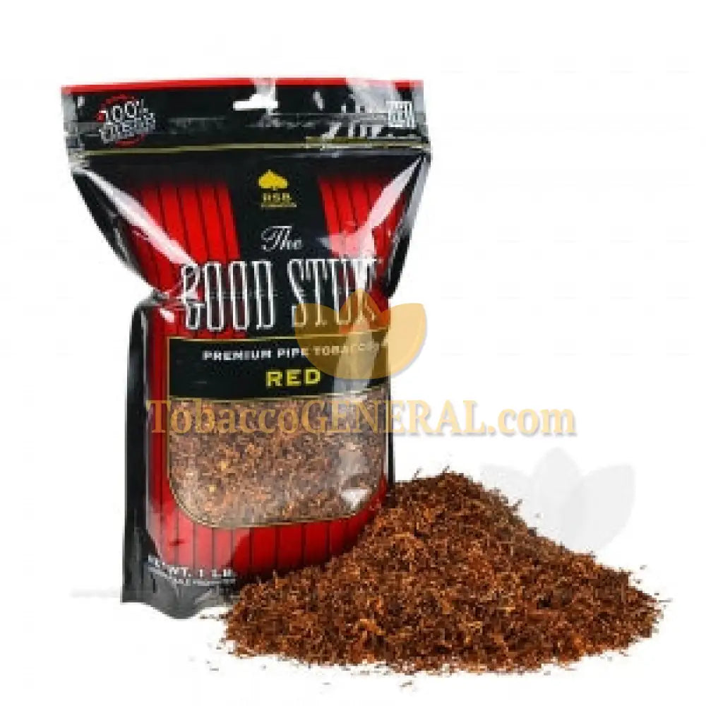 Good Stuff Red (Full Flavor) Pipe Tobacco 16 oz. / 1 Lb Pack – Tobacco ...