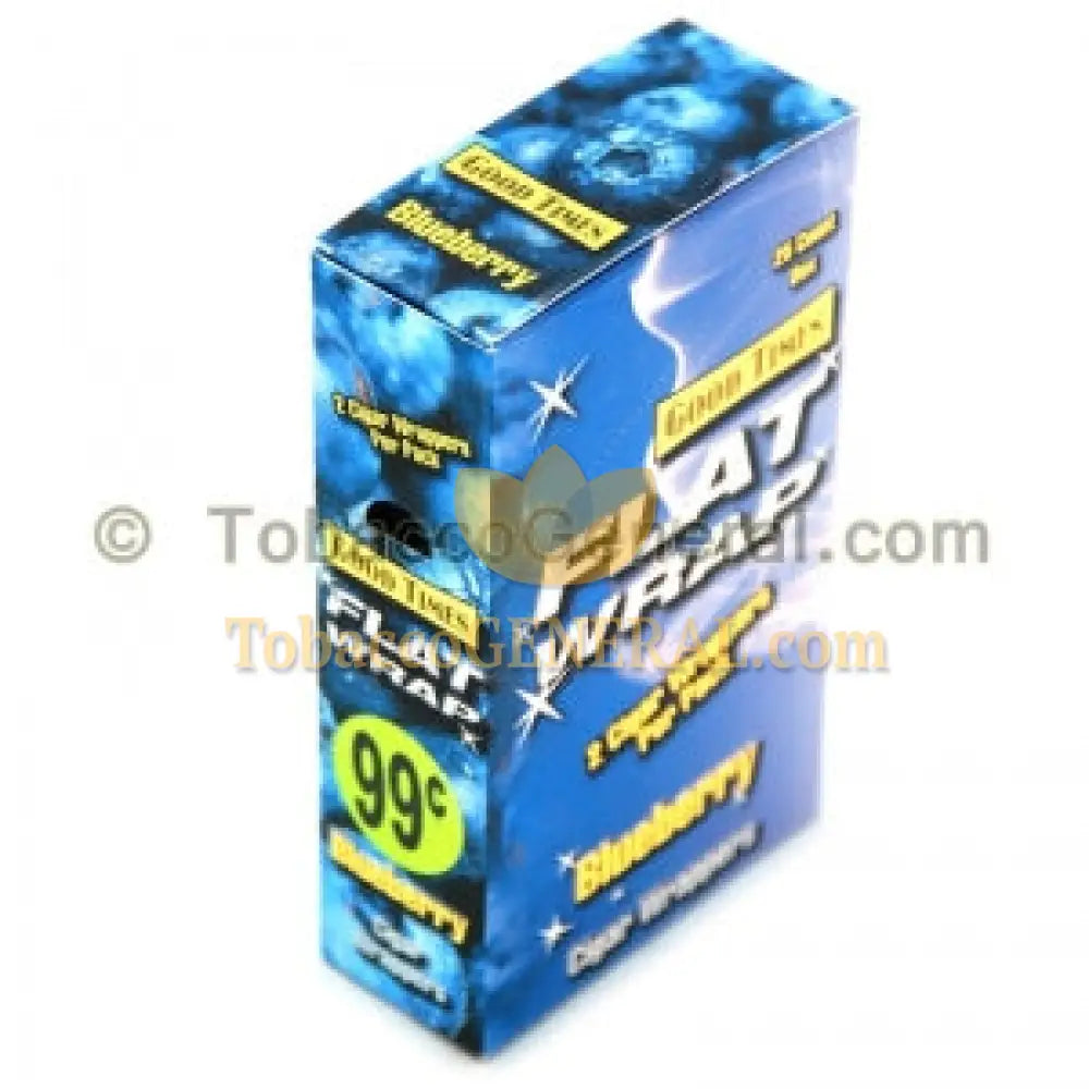 Good Times Flat Wraps Blueberry 25 Packs of 2 Pre-Priced – Tobacco General