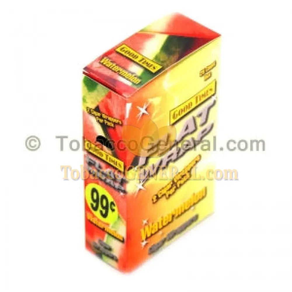 Good Times Flat Wraps Watermelon 25 Packs of 2 Pre-Priced – Tobacco General