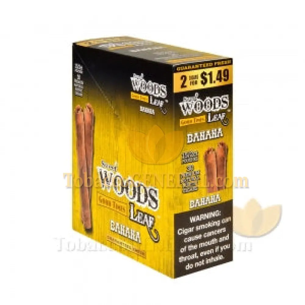 Good Times Sweet Woods Leaf Cigars 1.49 Pre-Priced 15 Packs of 2 Banan ...