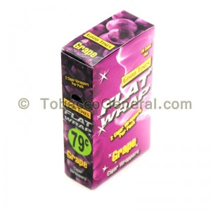 Good Times Wraps Flat Wraps Grape 25 Packs of 2 Pre-Priced – Tobacco ...
