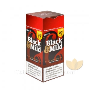 Middleton's Black & Mild Sweets 99c Pre-Priced Cigars Box of 25 ...