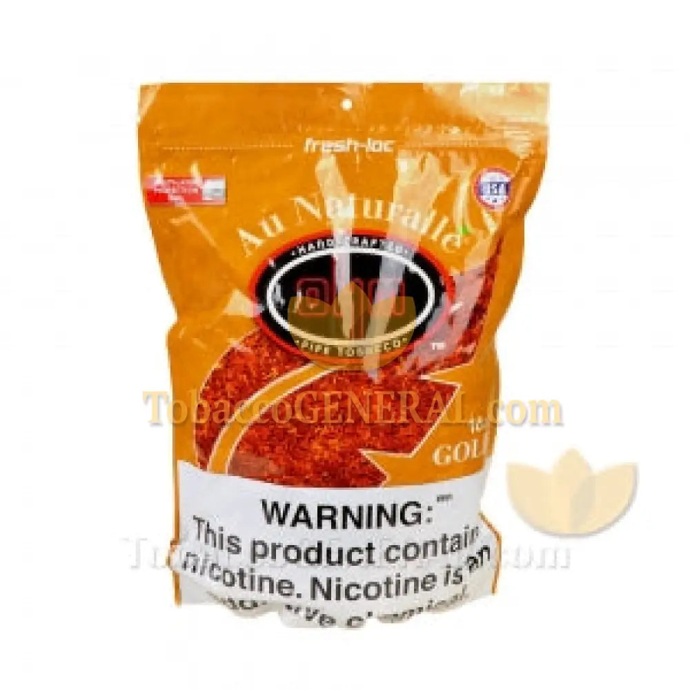 OHM Au Naturalle Gold Pipe Tobacco 16 oz. Pack – Tobacco General