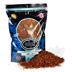 OHM Blue (Mild) Pipe Tobacco Pack 16 oz. Pack – Tobacco General