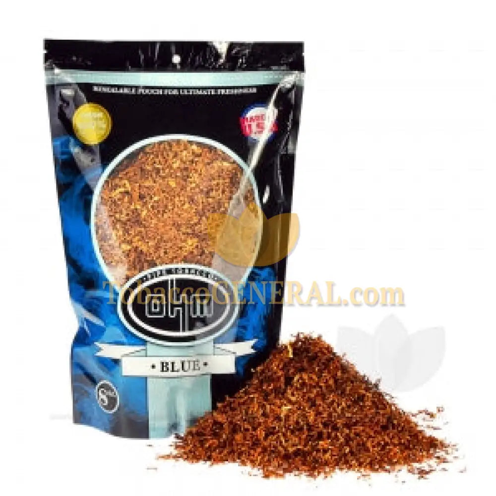 OHM Blue (Mild) Pipe Tobacco Pack 8 oz. Pack – Tobacco General