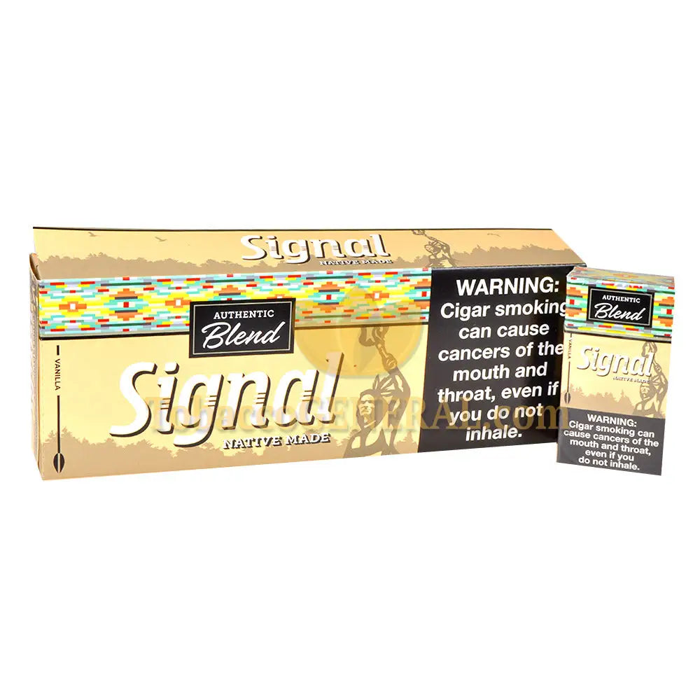 Signal Vanilla Filtered Cigars 10 Packs of 20 – Tobacco General