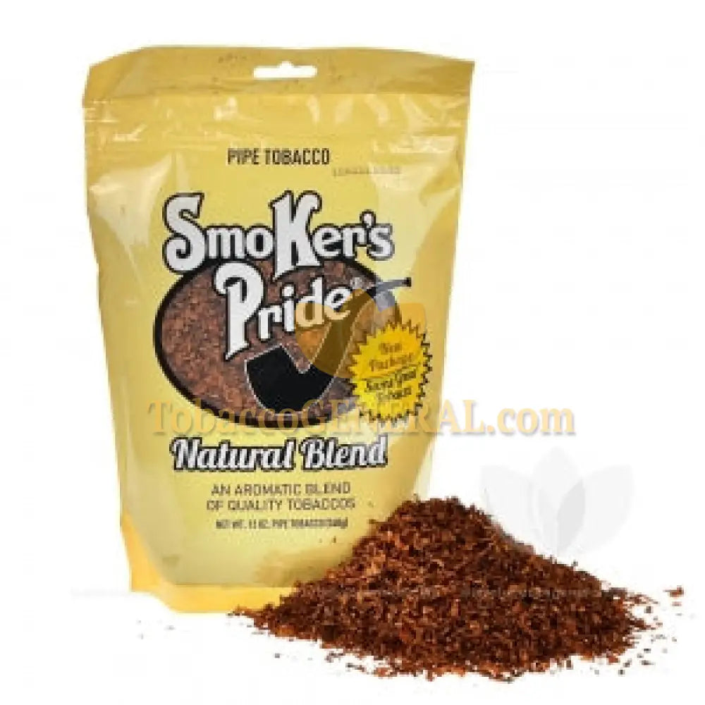 Smoker's Pride Natural Blend Pipe Tobacco 12 oz. Pack – Tobacco General