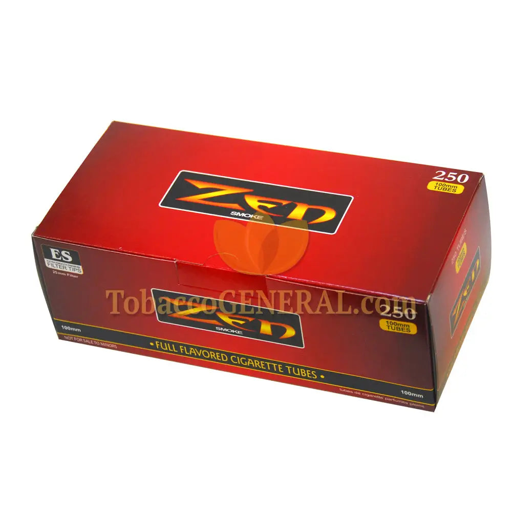 Zen Filter Tubes | 100 mm Full Flavor | 1 Carton of 250 – Tobacco General